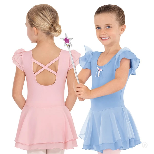 Ruffle Sleeve Dance Dress - Rosy Cheeks | Wisconsin's Largest Dance ...